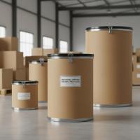 China 10 To 200 Liters Fiberboard Shipping Drum Cylindrical Packaging Solution for Industrial Shipping and Material Protection for sale