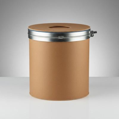 China Cylindrical Fiber Drum with Tight-fitting Lid Designed to Protect Contents from Moisture and Contamination for sale