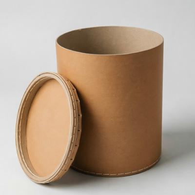 China 100% Paper Fiber Drum - No Metal Parts, Custom Height Sizes for Sustainable Packaging for sale
