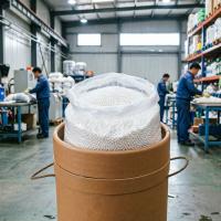 China Tight Sealing With Gasket Paper Fiber Drum Metal Or Fiber Lid Clamp Ring Ideal Storage Transportation Dry Solid Materials for sale