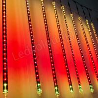 China 30mm 1M RGB Pixel 3D LED Meteor Light Tube for Theme Parks and Festivals for sale