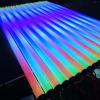China 50mm 2m Length DMX Control RGB Programmable LED Standing Tube Lights for sale