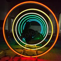 China Stage Lighting 700mm Artnet DMX RGB RGBW LED Video Programmable Pixel Ring Light for sale