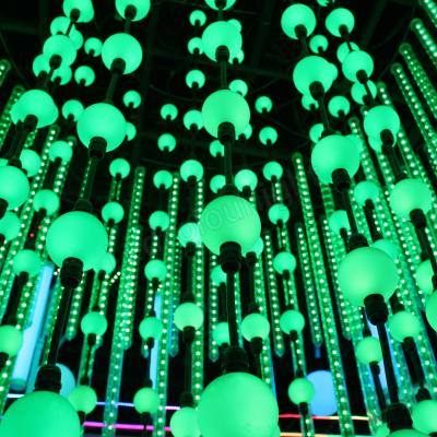 China 50mm 3D Solid Ball LED Pixel Ball Durable DMX512 Stage Nightclubs Lights RGB LED Ball Light for sale