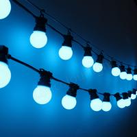 China 360 Degree RGB Pixel Light Bulb Dynamic Colorful DMX 50mm Pixel Bulb String Light for sale