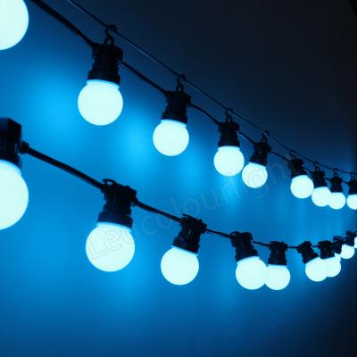 China 360 Degree RGB Pixel Light Bulb Dynamic Colorful DMX 50mm Pixel Bulb String Light for sale