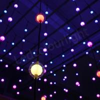 China String Light 3D Christmas Ball Pixel LED Light for Holiday Party Stage Decoration for sale
