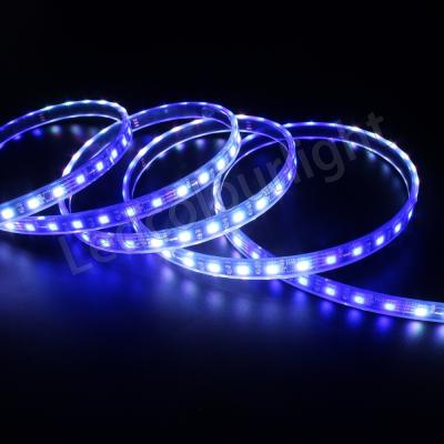 China IP68 Waterproof WS2811 RGB 5050 SMD DC24V Flexible LED Strip Lights for sale