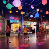 China Art Museum 300mm Addressable DMX Hanging LED RGB Artnet Pixel Sphere Ball Lights for sale