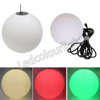 China Art Museum 300mm Addressable DMX Hanging LED RGB Artnet Pixel Sphere Ball Lights for sale