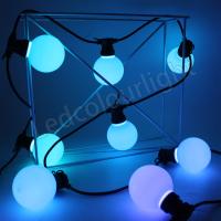 China 360 Degree 80mm DMX Bulb Light RGB RGBW Festoon LED Pixel String Light for sale
