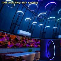 China Programmable Side Emitting RGB Circular Light DMX RGBW LED Pixel Ring Light for sale