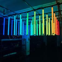 China RGB Stage Lights 360° DMX LED 3D Tube Pixel Lighting Ceiling Hanging Decoration for sale