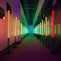 China Stage Lighting 50mm Diameter DMX Digital Addressable LED Pixel Standing Tube Light for sale
