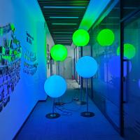 China Outdoor Landscape Festival Standing Addressable DMX RGB LED Pixel Sphere Lights for sale