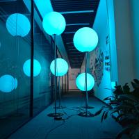 China Outdoor Landscape Festival Standing Addressable DMX RGB LED Pixel Sphere Lights for sale