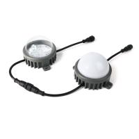 China Outdoor IP68 100mm DC24V DMX RGB LED Pixel Dot Light for Facade Landscape for sale