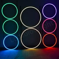 China DMX512 Control RGB RGBW Pixel LED Ring Light for Outdoor Events Decoration for sale