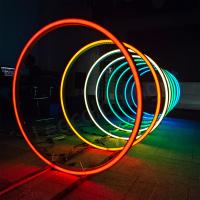 China DMX512 Control RGB RGBW Pixel LED Ring Light for Outdoor Events Decoration for sale