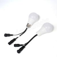China Christmas 60mm DMX RGB Festoon Light Outdoor Coloured LED Pixel RGBW Bulb for sale