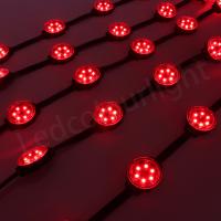 China DMX512 Control IP66 DC24V 40mm RGB Pixel Dot String Light 1 Meter 10 LEDs RGBW LED Lighting Ideal for Architectural and Decorative Lighting for sale