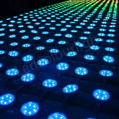 China IP66 DC24V 40mm RGB Pixel Dot String Light 1 Meter 10 LEDs for sale
