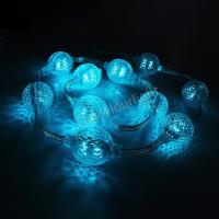China Matrix Dynamic Video Effect 35mm Crystal LED Pixel Ball Curtain String Light for sale