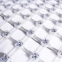 China LED Flexible Pixel Mesh Display Outdoor RGB Mesh Screen Lights for Advertising Screens for sale