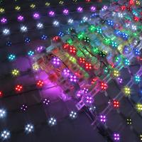 China LED Flexible Pixel Mesh Display Outdoor RGB Mesh Screen Lights for Advertising Screens for sale