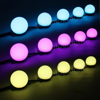China 50mm 60mm RGB Programming LED Dot String Lights for Facade Stage Lighting for sale