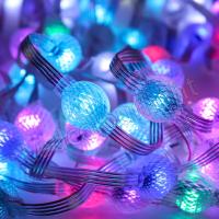 China D23mm Outdoor Waterproof 0.6W DMX512 Controllable RGB String Lights for Event Wedding for sale