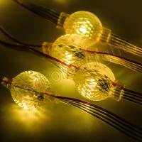 China D23mm Outdoor Waterproof 0.6W DMX512 Controllable RGB String Lights for Event Wedding for sale