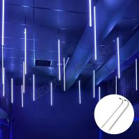China 1000mm LED Meteor Lights RGB Full Color Milky White Tube for Outdoor Decorative Application for sale