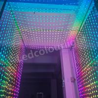 China 23mm DMX SPI RGB String Lights LED Matrix Curtain String Lights for Events Lighting for sale
