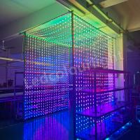 China 23mm DMX SPI RGB String Lights LED Matrix Curtain String Lights for Events Lighting for sale