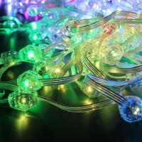 China Wedding Party Garden Decorative String Lights DC12V LED Crystal Pixel String Lights for sale