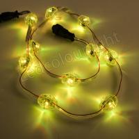 China Wedding Party Garden Decorative String Lights DC12V LED Crystal Pixel String Lights for sale