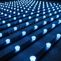 China IP65 D40mm DMX SPI Control RGB LED Crystal Lights for Nightclub Shop Decoration for sale