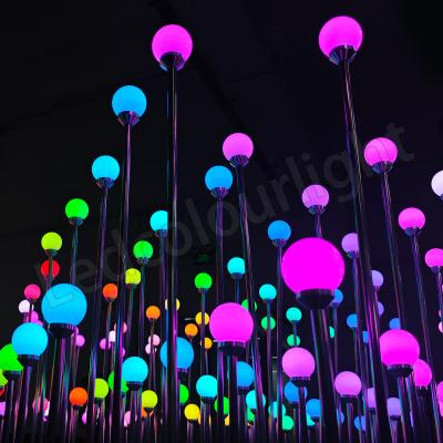 China G45 RGB LED Pixel Ball Light IP65 Standing for Garden and Landscape Lighting Solutions for sale