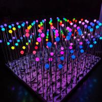 China G45 RGB LED Pixel Ball Light IP65 Standing for Garden and Landscape Lighting Solutions for sale