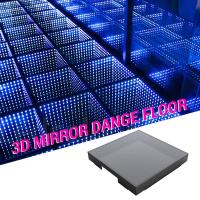China Wedding Party Event Decorative Magnetic 3D Infinity Mirror Light LED Dance Floor for sale
