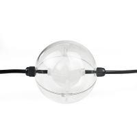 China Pixel Controlled Dynamic DMX512 D100mm LED Pixel 3D Ball String Light for sale