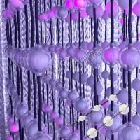 China Pixel Controlled Dynamic DMX512 D100mm LED Pixel 3D Ball String Light for sale