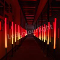 China DMX Stage Lighting LED 3D Tube Lights RGB Pixel Floor Standing LED Tube Light for sale