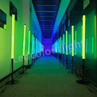 China DMX Stage Lighting LED 3D Tube Lights RGB Pixel Floor Standing LED Tube Light for sale