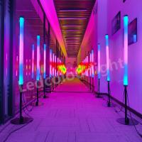 China DMX Stage Lighting LED 3D Tube Lights RGB Pixel Floor Standing LED Tube Light for sale
