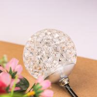 China 60mm 90mm DMX RGB Hanging Crystal Sphere Lights for Wedding Club Decoration for sale