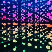 China 50mm DMX512 WS2811 3D Pixel Ball Light String for Christmas Holiday Lighting for sale