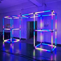 China IP65 LED Pixel Cube DMX 3D Tube LED Tunnel Tube Light RGB Stage Lighting for sale