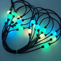 China IP65 Waterproof 35mm DMX RGB LED Ball Light String with Custom Spacing for sale